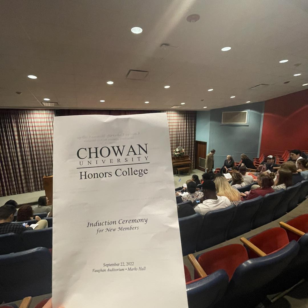 2022 Honors College Induction | Chowan University