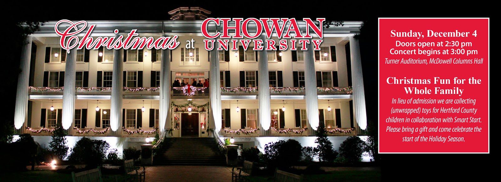 Annual Christmas at Chowan Event Announced | Chowan University