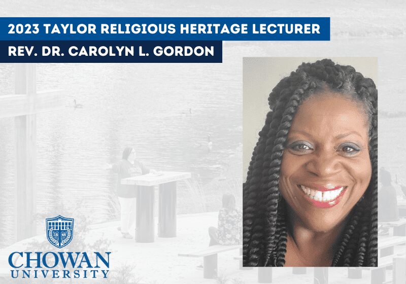 2023 Taylor Religious Heritage Lecturer Announced | Chowan University