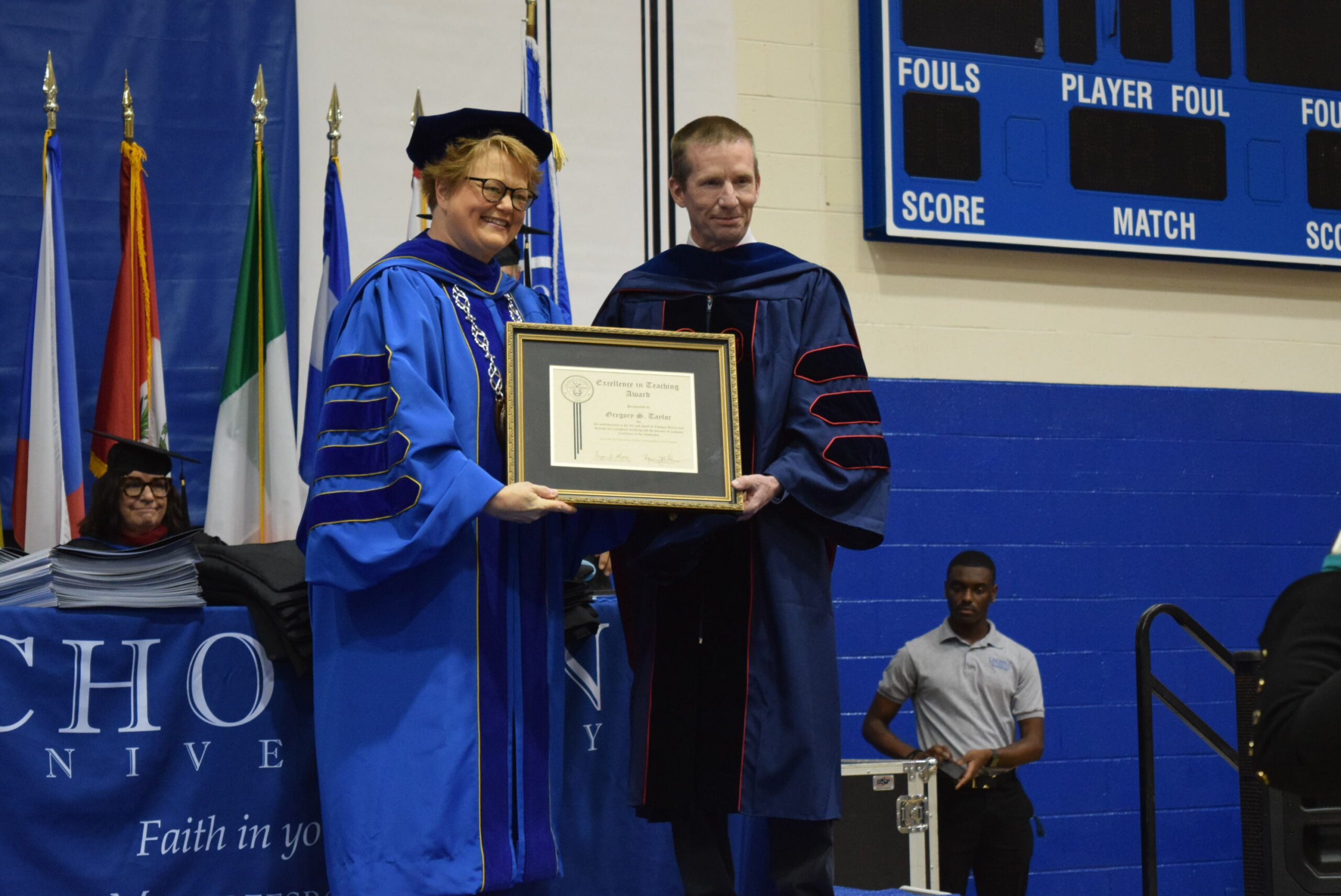 Dr. Gregory Taylor Named Recipient of Excellence in Teaching Award at Chowan University's 165th ...
