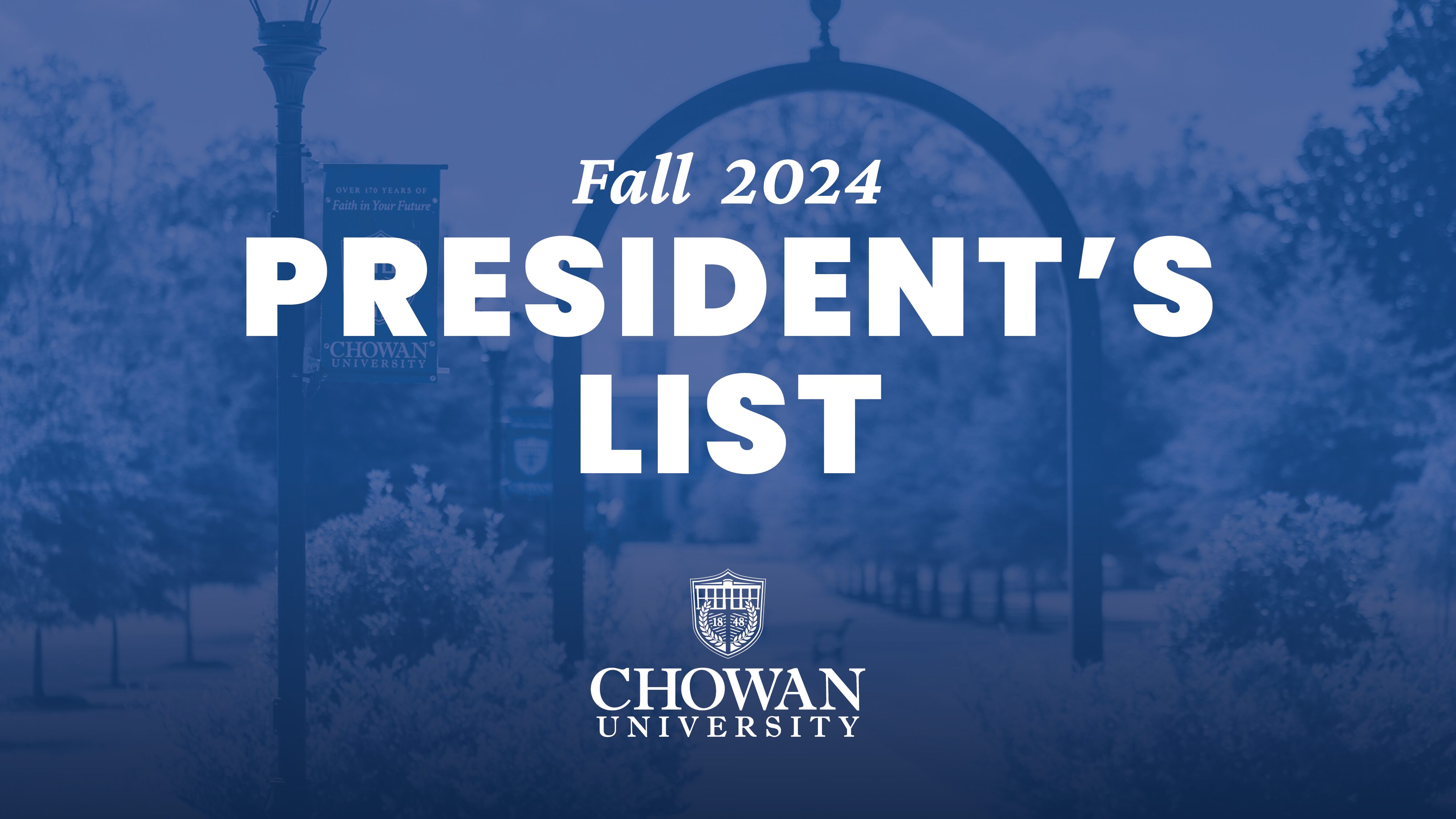Chowan University Announces Fall 2024 President’s List Students | Chowan University