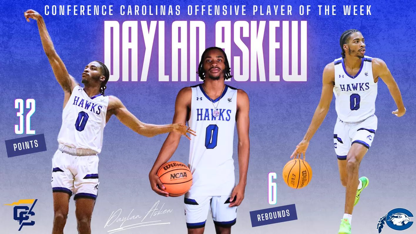 Daylan Askew Named Conference Carolinas Offensive Player of the Week ...