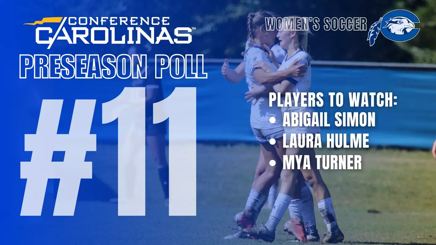 CU Women's Soccer Picked 11th in Conference Carolinas Preseason Poll ...